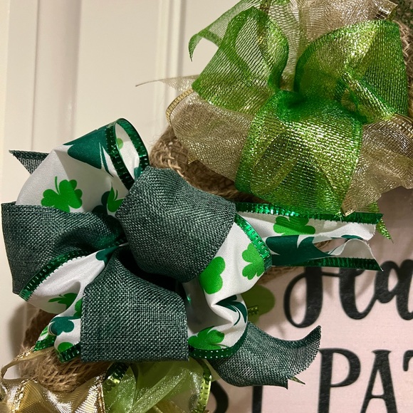 The Bow☘️tique | Holiday | 7 Happy St Patricks Day Ribbon Wreath ...